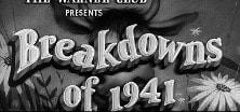 Breakdowns Of 1941 -- (Movie Clip) Opening - Turner Classic Movies